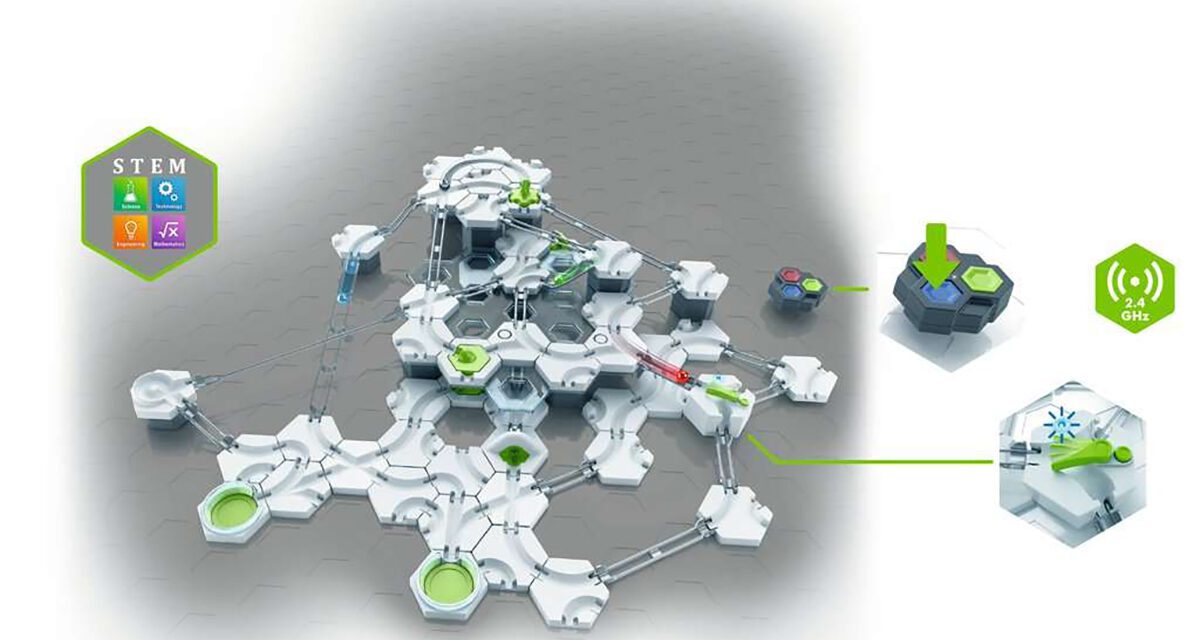 Gravitrax Power, le grand 8 à bille passe à l’électronique : l'idée ...